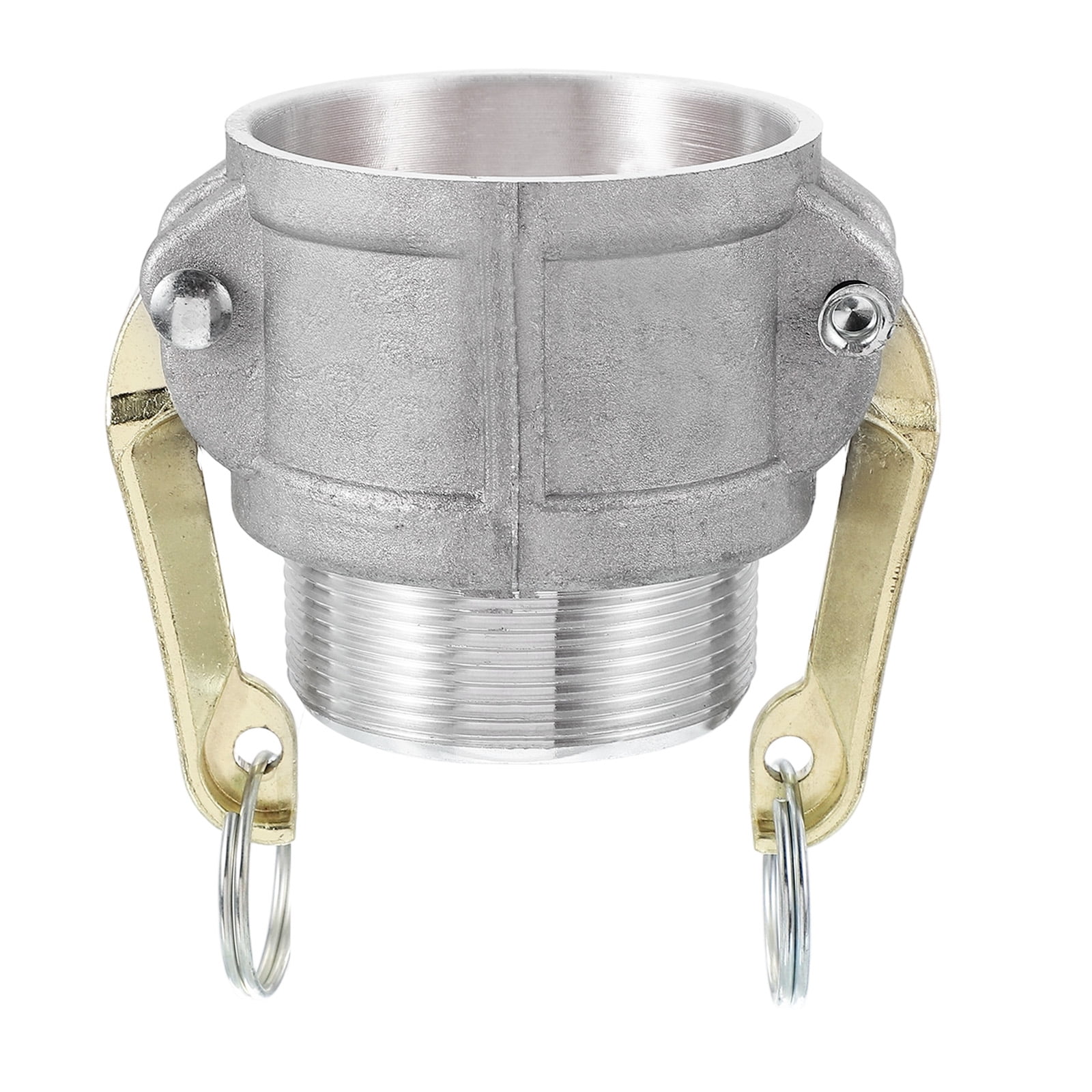 Uxcell 1 Pack 2" Aluminum Cam Lock Fittings - Male Adapter x Female NPT ...