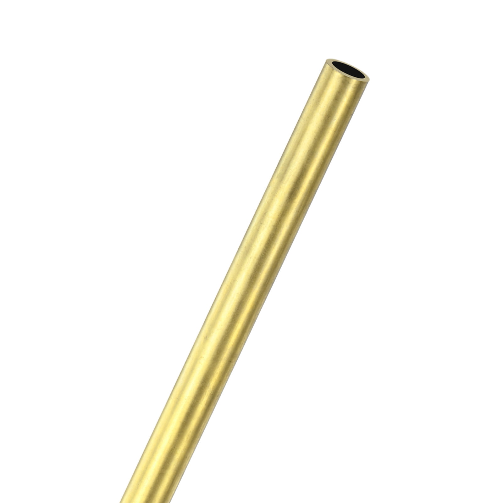 Uxcell 1-Pack 200mm Brass Round Tube, 7mm OD 0.5mm Wall Thickness H65 ...