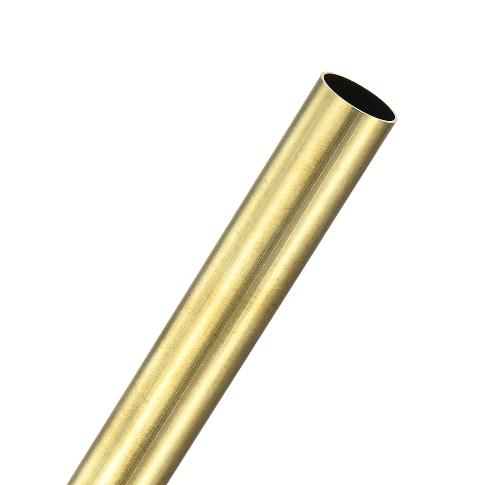 Uxcell 1-Pack 300mm Brass Round Tube, 13mm OD 0.5mm Wall Thickness H62 ...