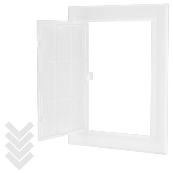 Uxcell 1-Pack Access Panel for Drywall,5.7x7.7" Plastic Self Adhesive ...