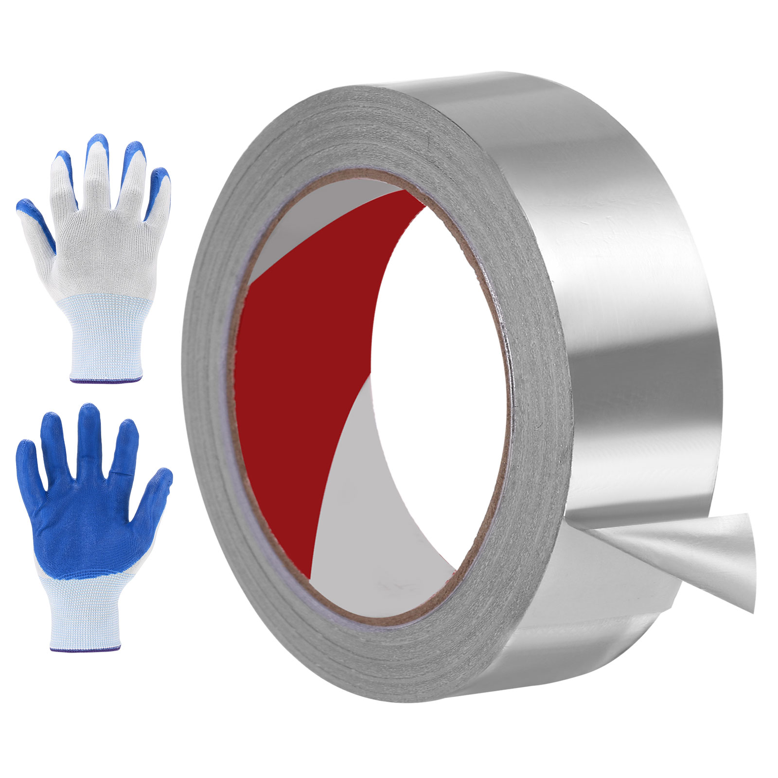 Uxcell 1 Pack Aluminum Foil Tape, 33 Ftx2inx2.4mil Heavy Duty HVAC Tape ...