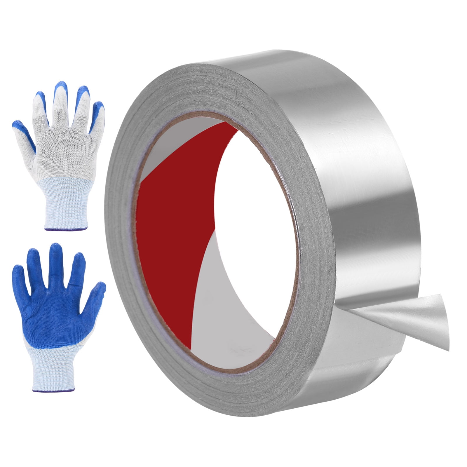 Uxcell 1 Pack Aluminum Foil Tape, 66 Ft x1.6inx5.9mil Heavy Duty HVAC ...