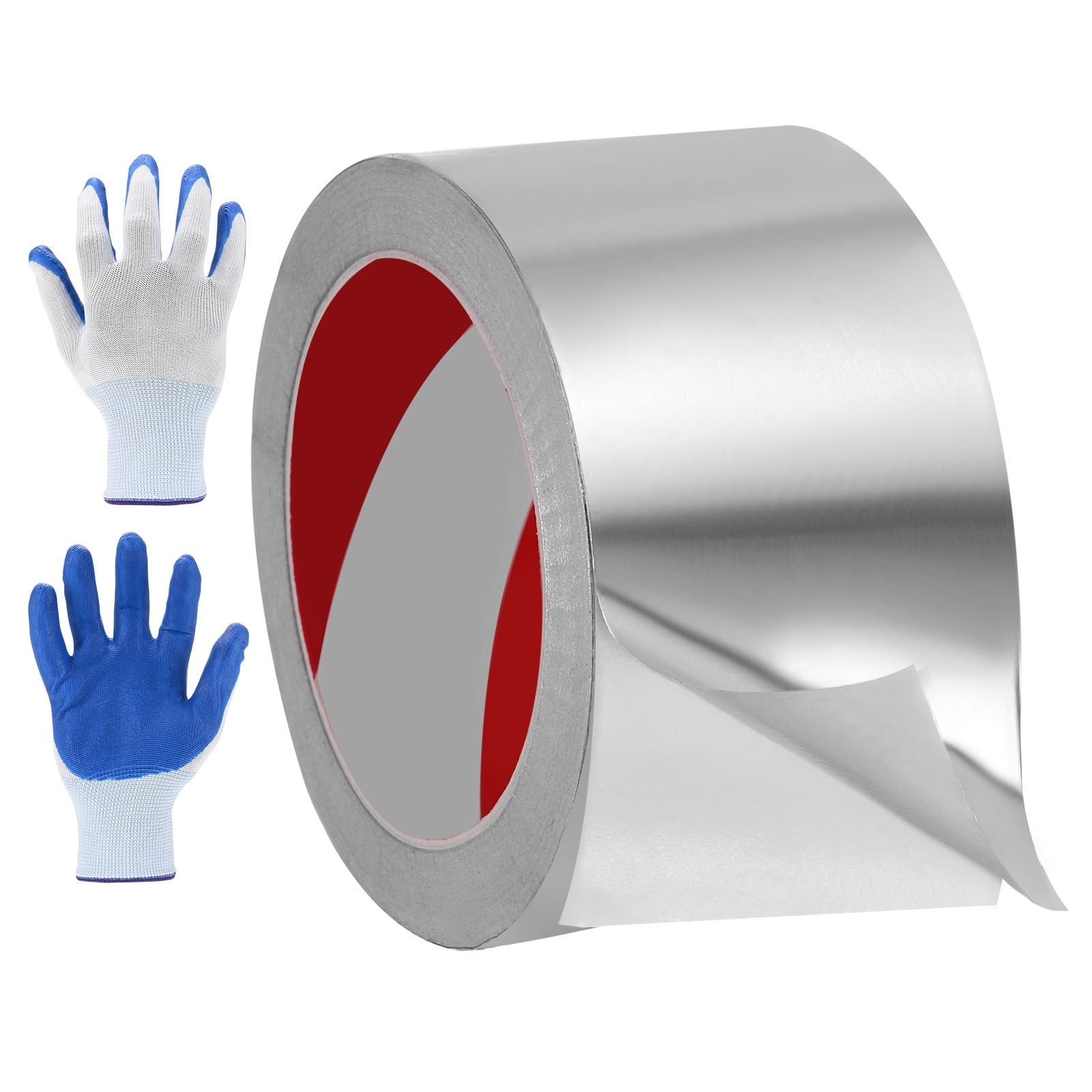 Uxcell 1 Pack Aluminum Foil Tape, 66 Ft x2.4inx3.5mil Heavy Duty HVAC ...