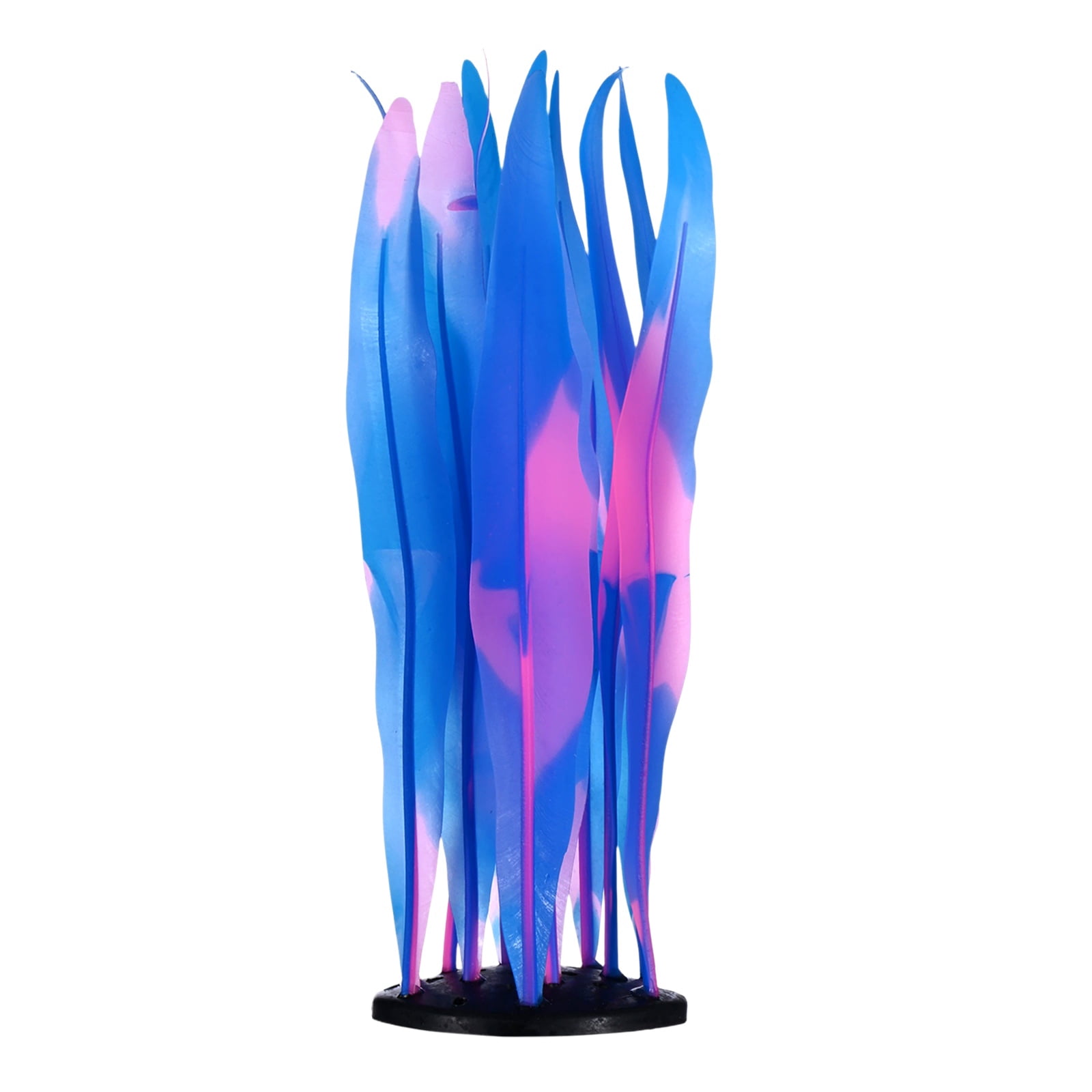 Uxcell 1-Pack Aquarium Glowing Kelp Plant, Soft Silicone Fish Tank ...