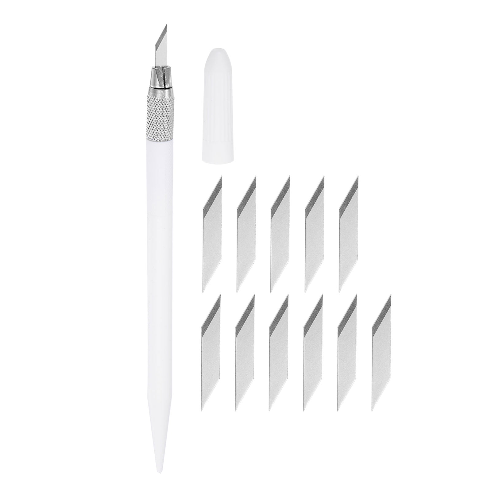 Uxcell 1 Pack Art Craft Carving Knife with 12 Pack Spare Metal Plate ...