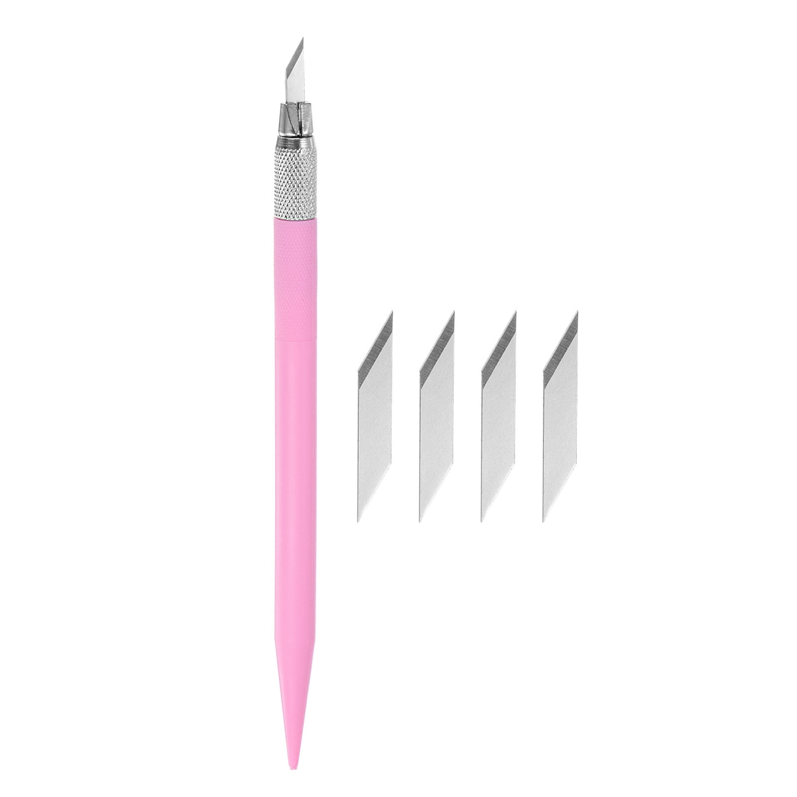 Uxcell 1 Pack Art Craft Carving Knife with 5 Pack Spare Steel Plate PP ...