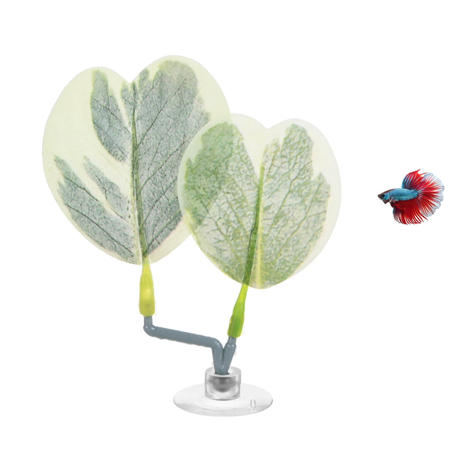 Uxcell 1-Pack Betta Fish Leaf Pad, Hammock Plant Leaf Pad, Resting Fish ...