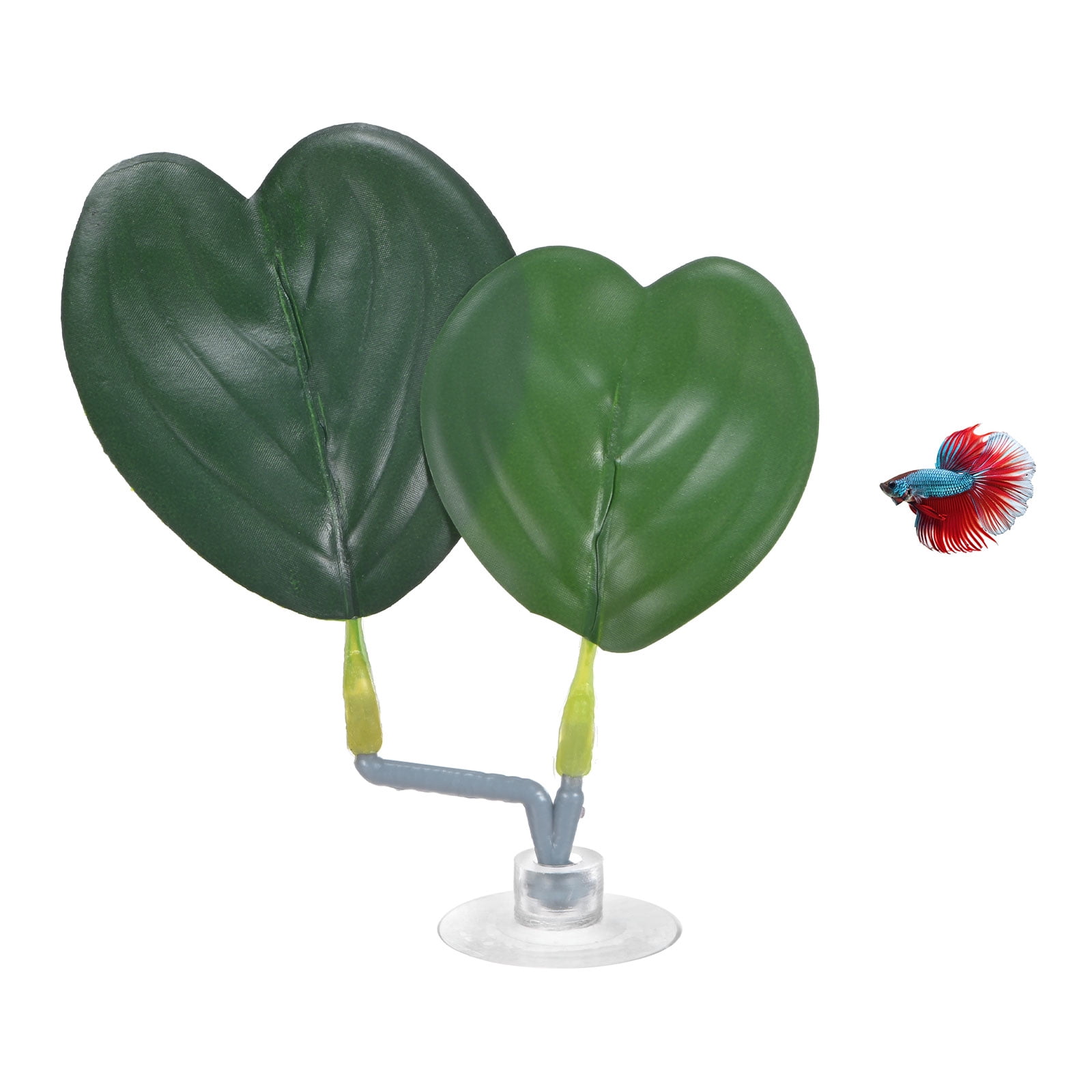 Uxcell 1-Pack Betta Fish Leaf Pad, Hammock Plant Leaf Pad, Resting Fish ...
