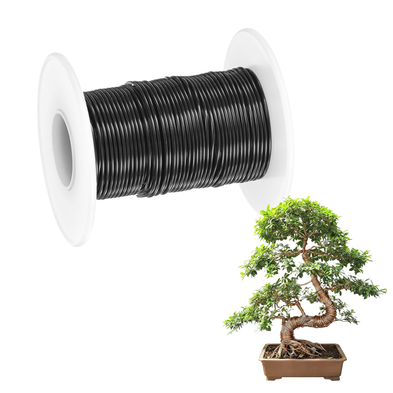 Uxcell 1-Pack Bonsai Training Wire, 1mm x 49ft/15m Anodized Aluminum ...