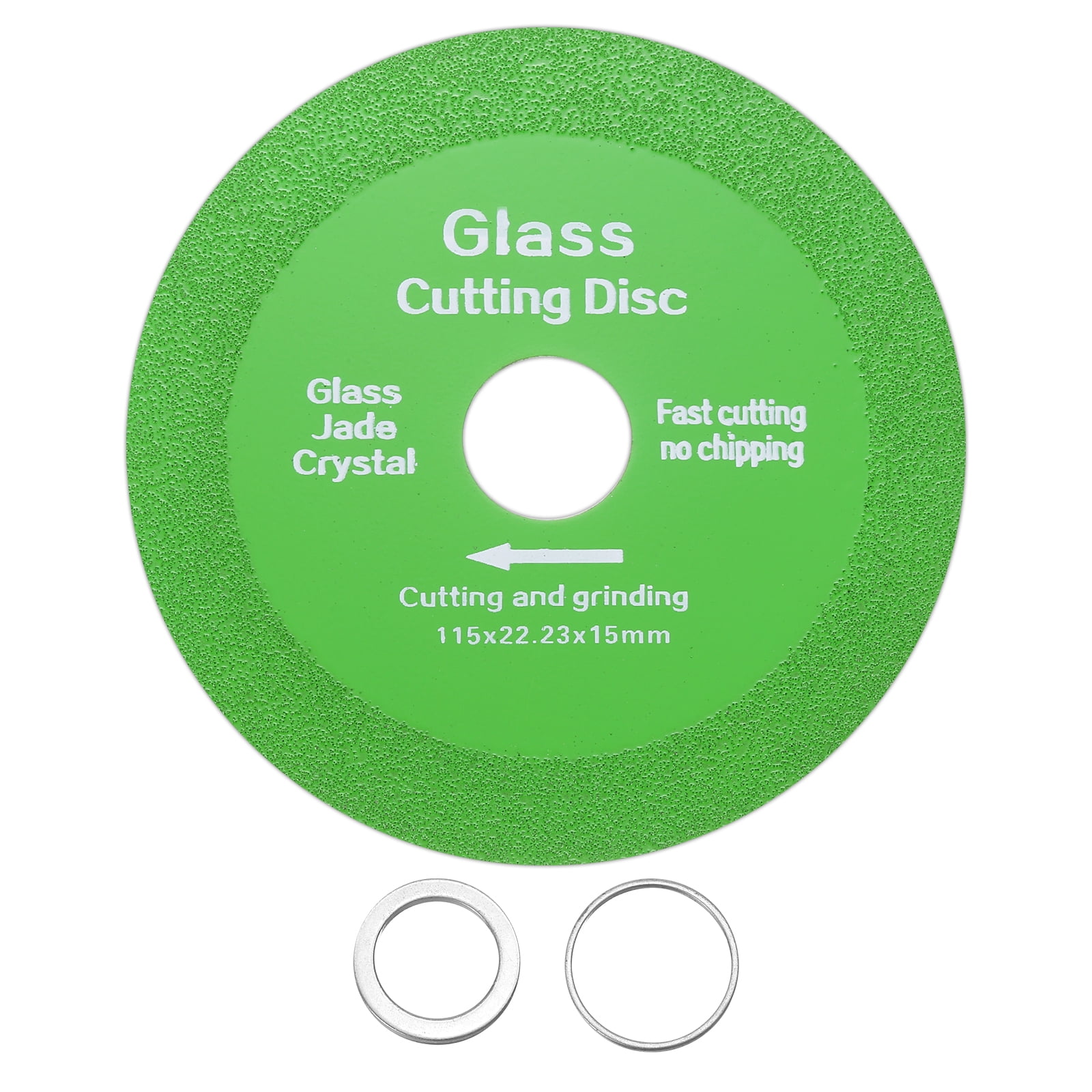 Uxcell 1 Pack Glass Cutting Disc 4.5 Inch for Angle Grinder 7/8 ...
