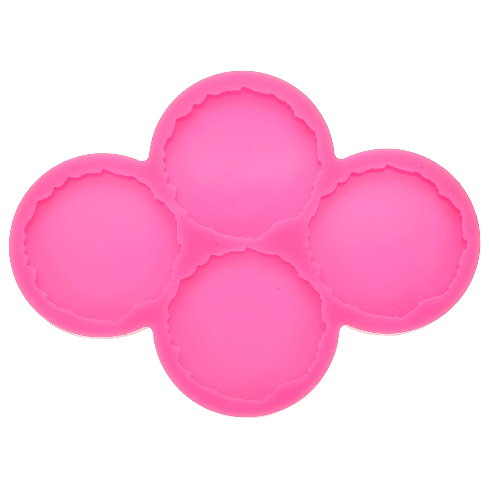 Uxcell 1 Pack Irregular Irrational Round Shape Resin Silicone Mould, 1. ...
