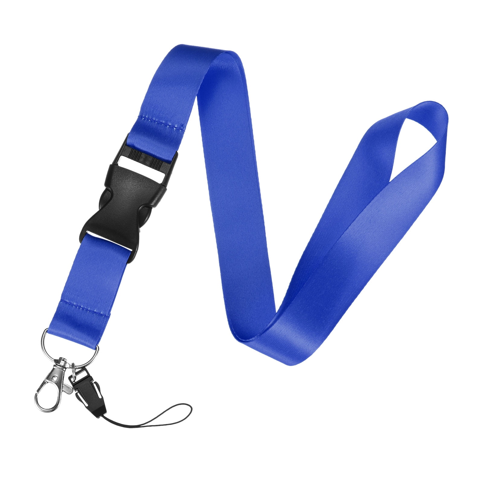 Uxcell 1-Pack Lanyards for Keys, Blue 1" Wide Keychain Long ID Badges ...