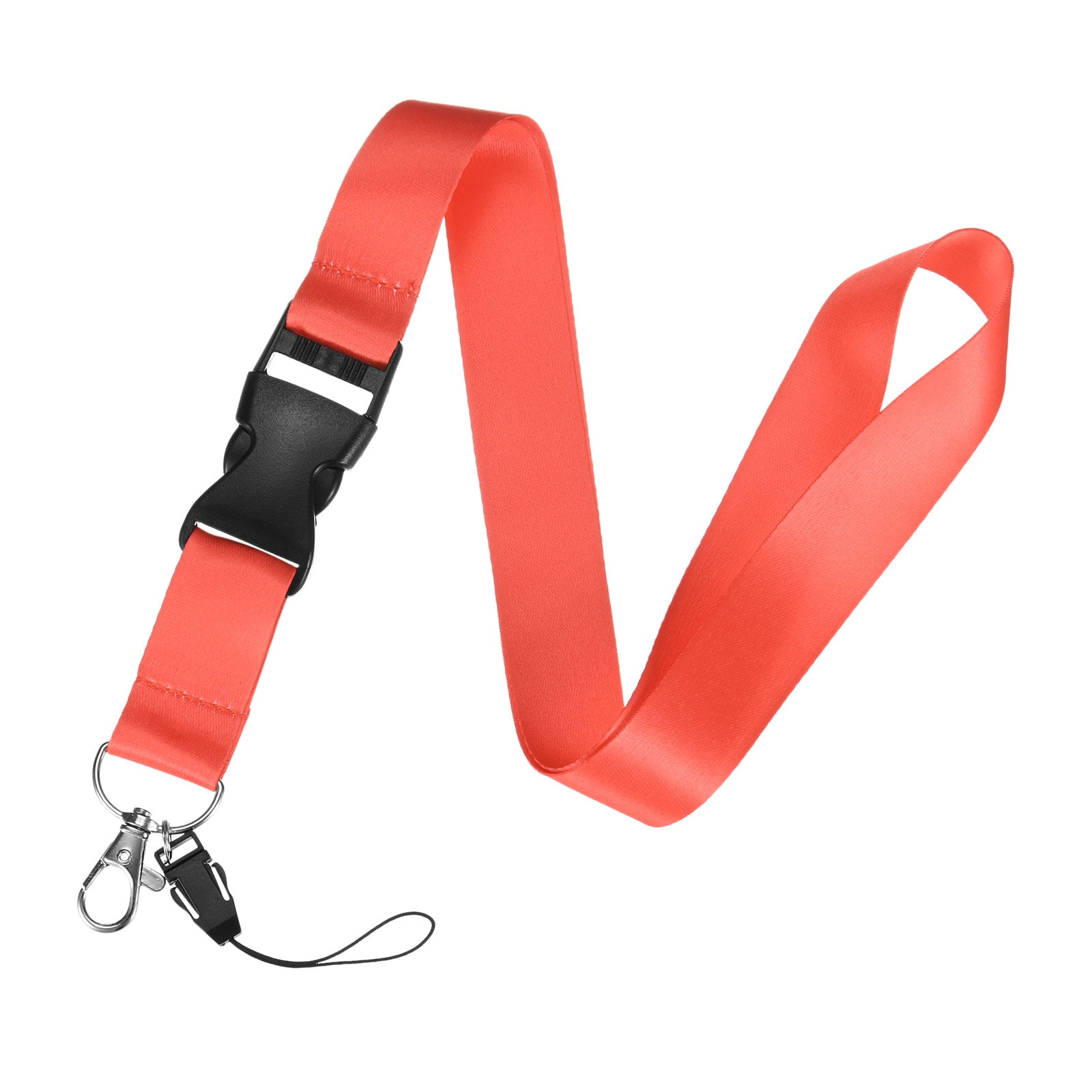 Uxcell 1-Pack Lanyards for Keys, Red 1" Wide Keychain Long ID Badges ...