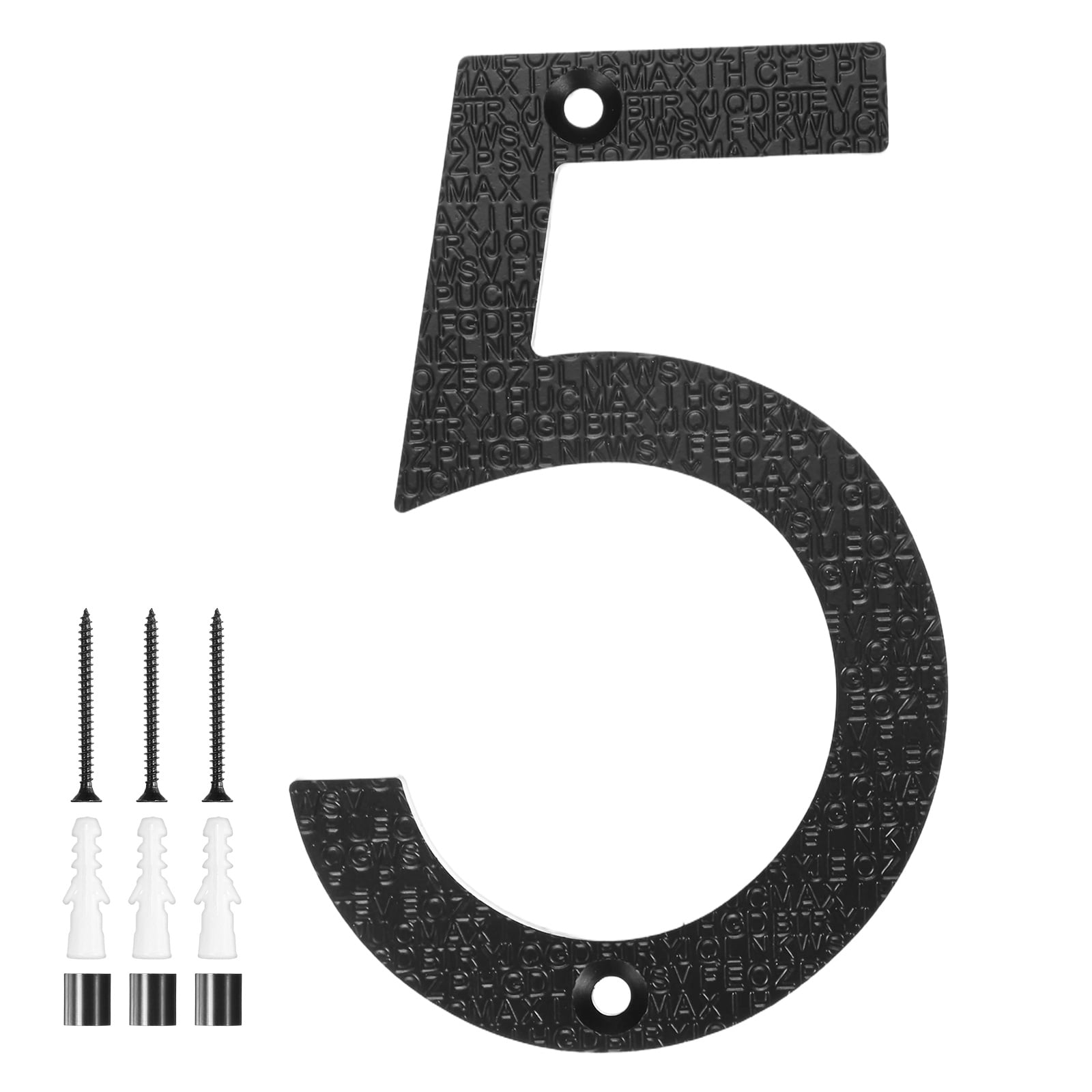 Uxcell 1-Pack Modern Floating House Numbers for Outside, 5 Inch ABS ...