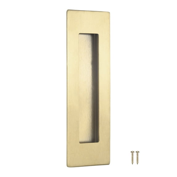 Uxcell 1-Pack Recessed Finger Pulls, 5.90 Inch Square 304 Stainless ...