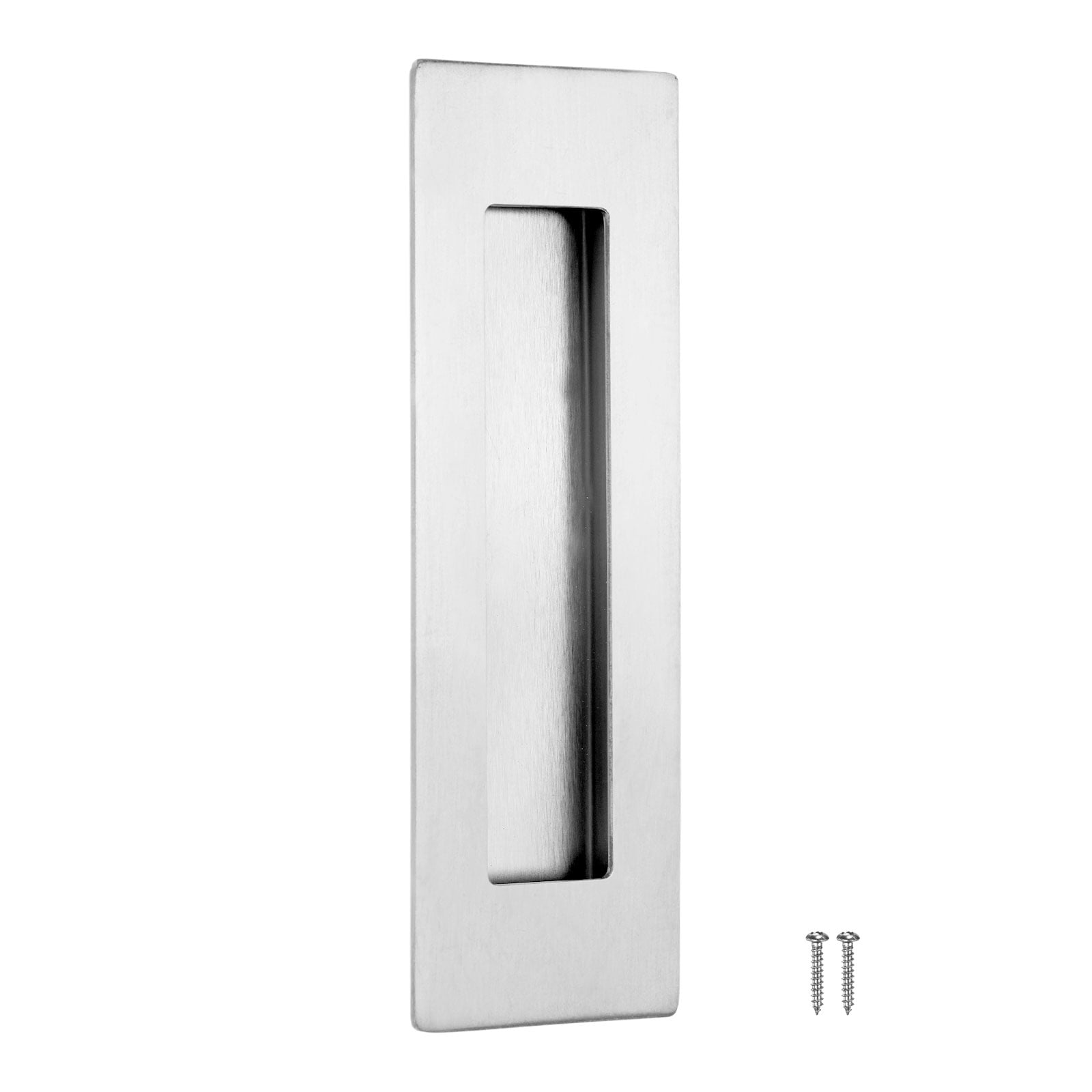 Uxcell 1-Pack Recessed Finger Pulls, 5.90 Inch Square 304 Stainless ...