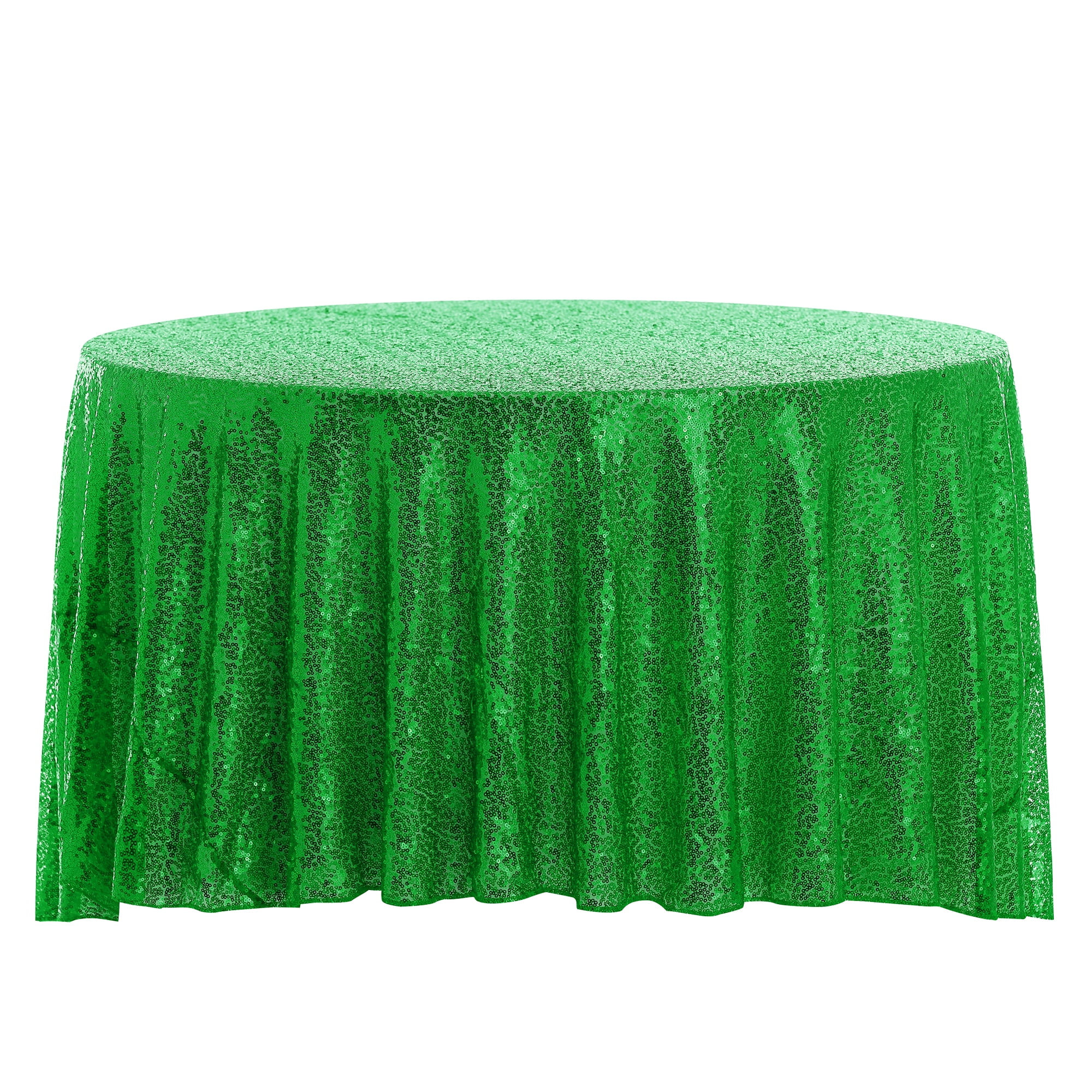 DRMHM 1 Pack Round Tablecloth Sequin Table Covers for Dining Room ...