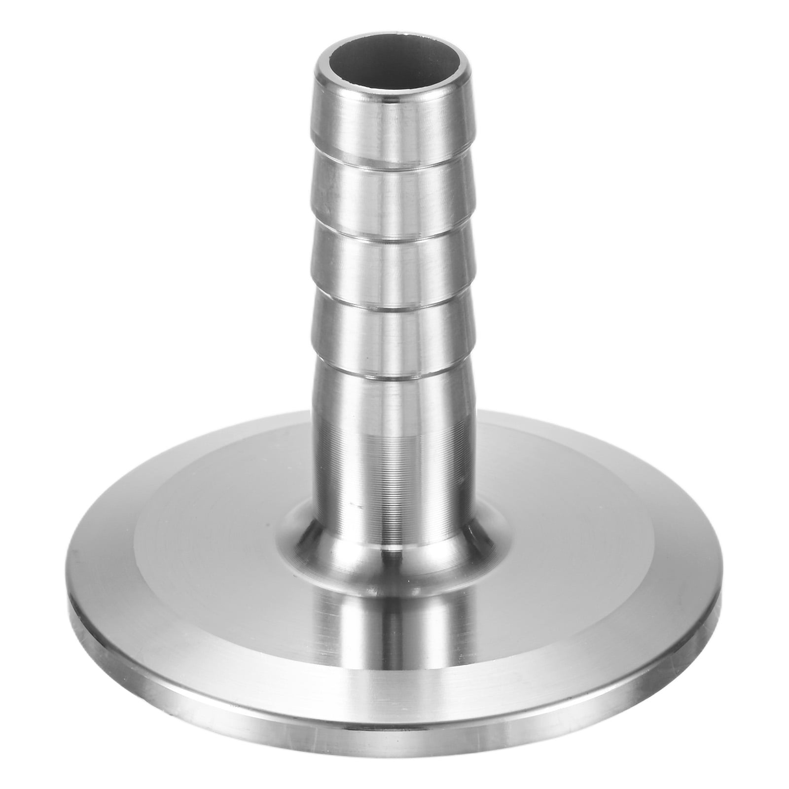 Uxcell 1-Pack Tri Sanitary 1.5 in Clamp Barbed Fittings to 3/8 in Hose ...