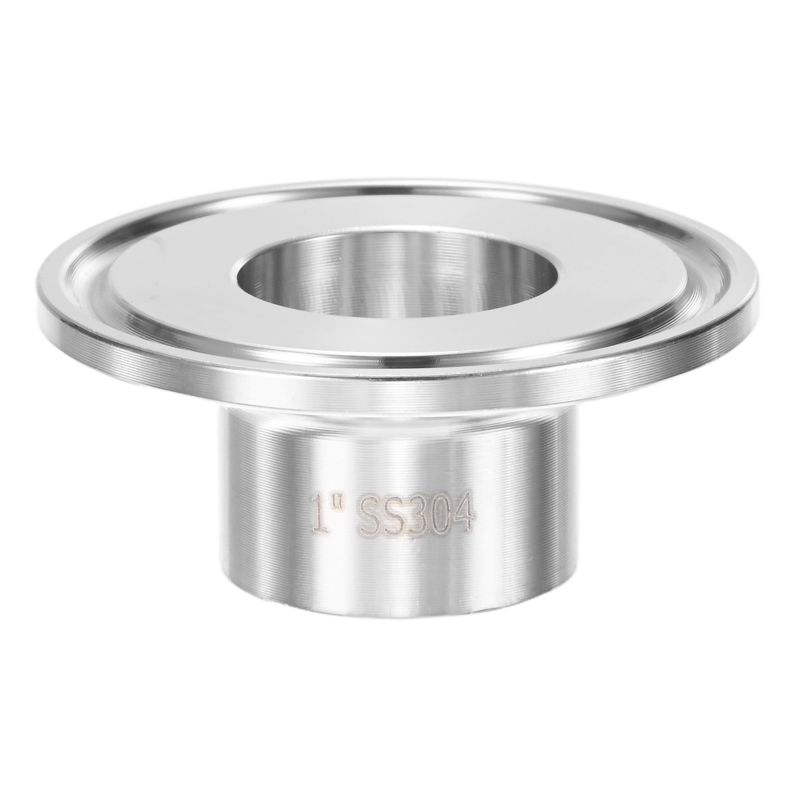 Uxcell 1-Pack Tri Sanitary 1.5 in Clamp Ferrule Fittings to 25mm Top ...