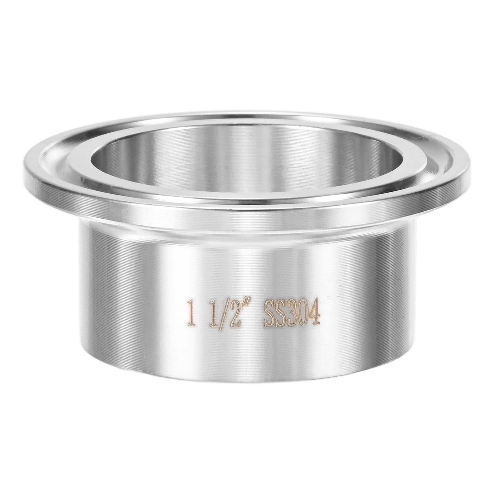 Uxcell 1-Pack Tri Sanitary 1.5 in Clamp Ferrule Fittings to 38mm Top ...