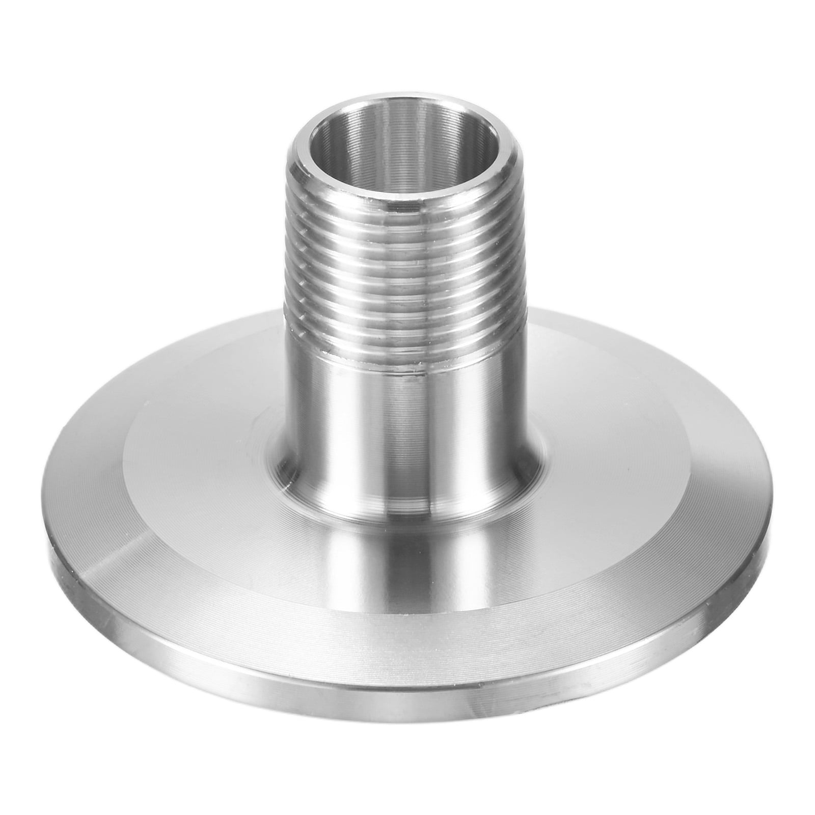 Uxcell 1-Pack Tri Sanitary 1.5 in Clamp Fittings to 3/8 in NTP Male ...