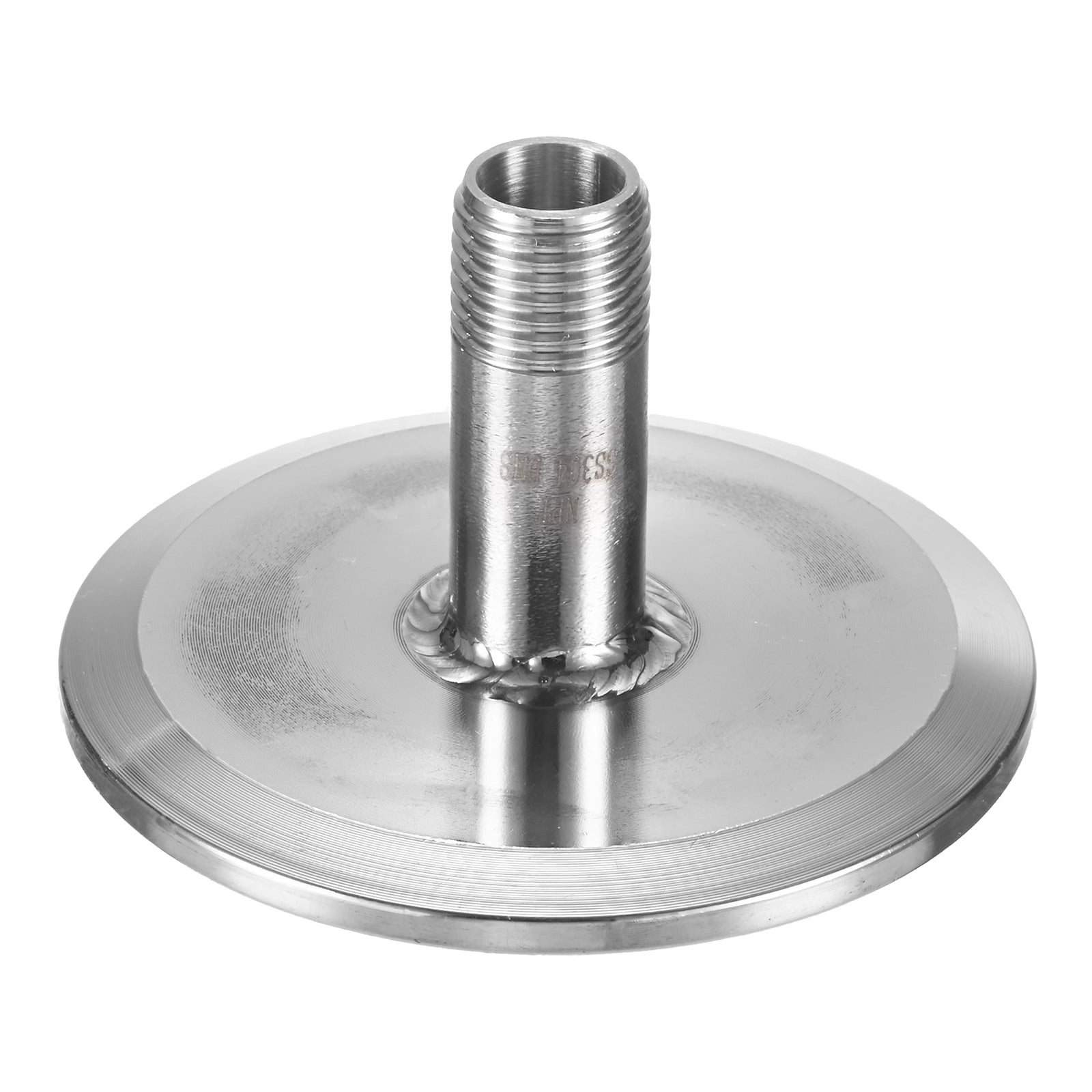 Uxcell 1-Pack Tri Sanitary 2 in Clamp Fittings to 1/4 in NTP Male ...