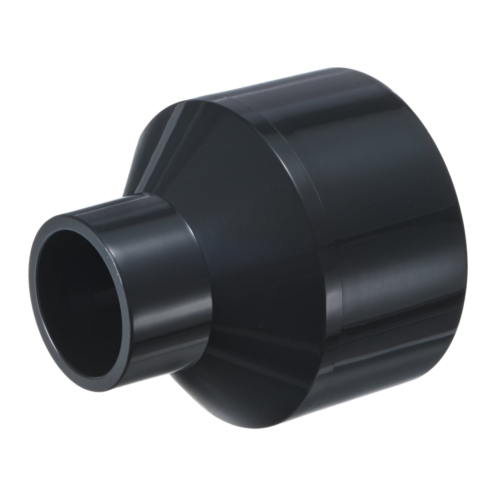 Uxcell 1-Pack UPVC Reducer Pipe Fitting, DN50*25 Reducing Coupling Connector PVC Straight Pipe ...