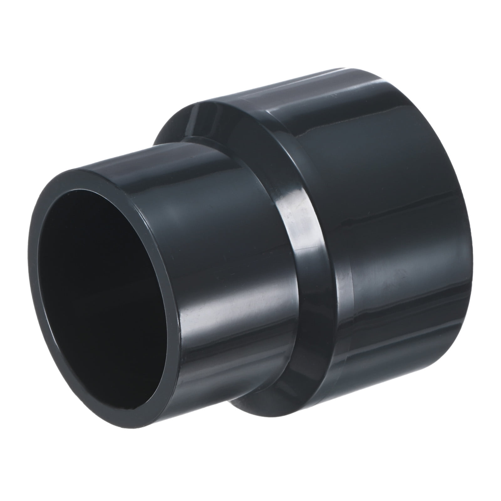 Uxcell 1-Pack UPVC Reducer Pipe Fitting, DN50*40 Reducing Coupling Connector PVC Straight Pipe ...