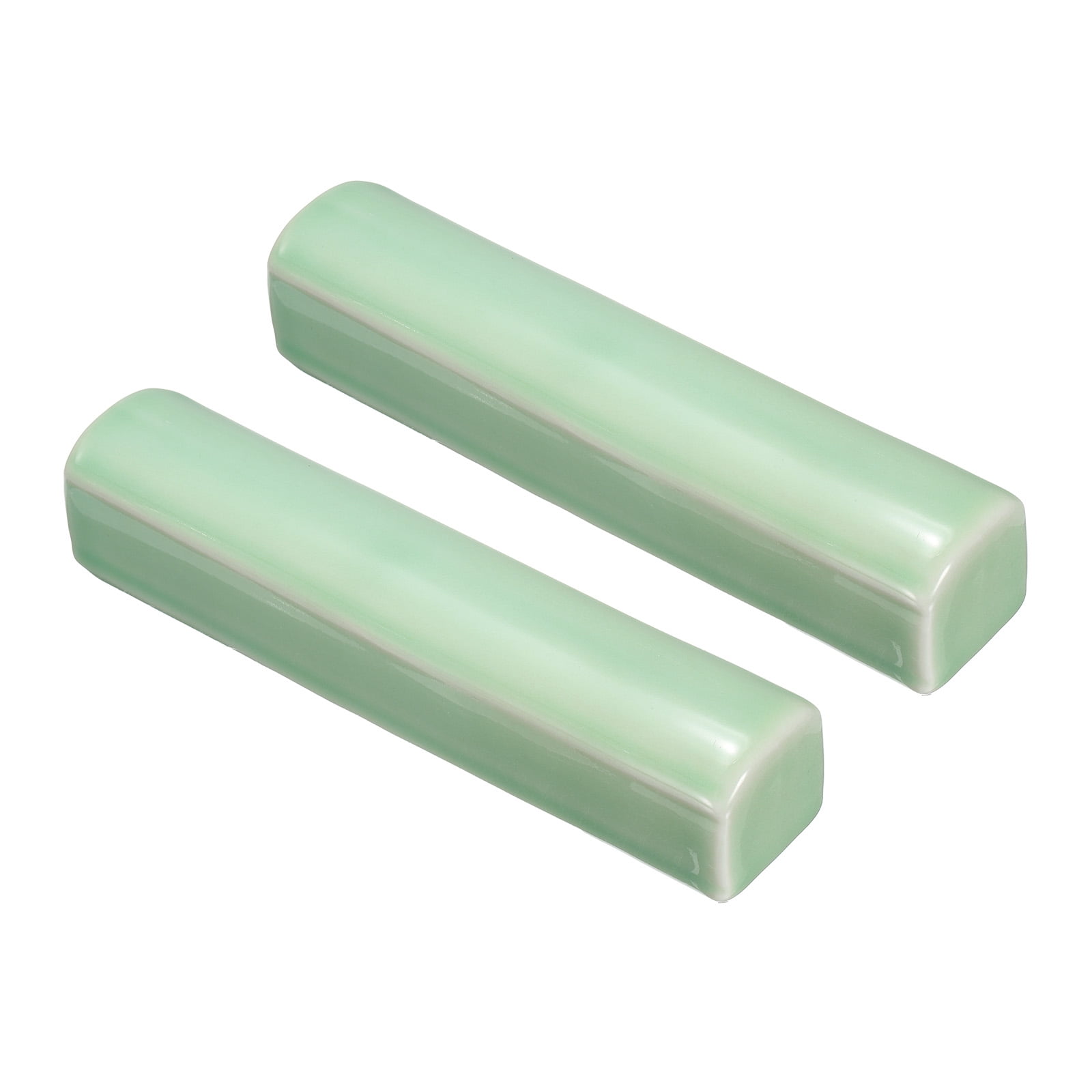 Uxcell 1 Pair Calligraphy Paper Weights, 7" Wooden Paperweight Desk ...