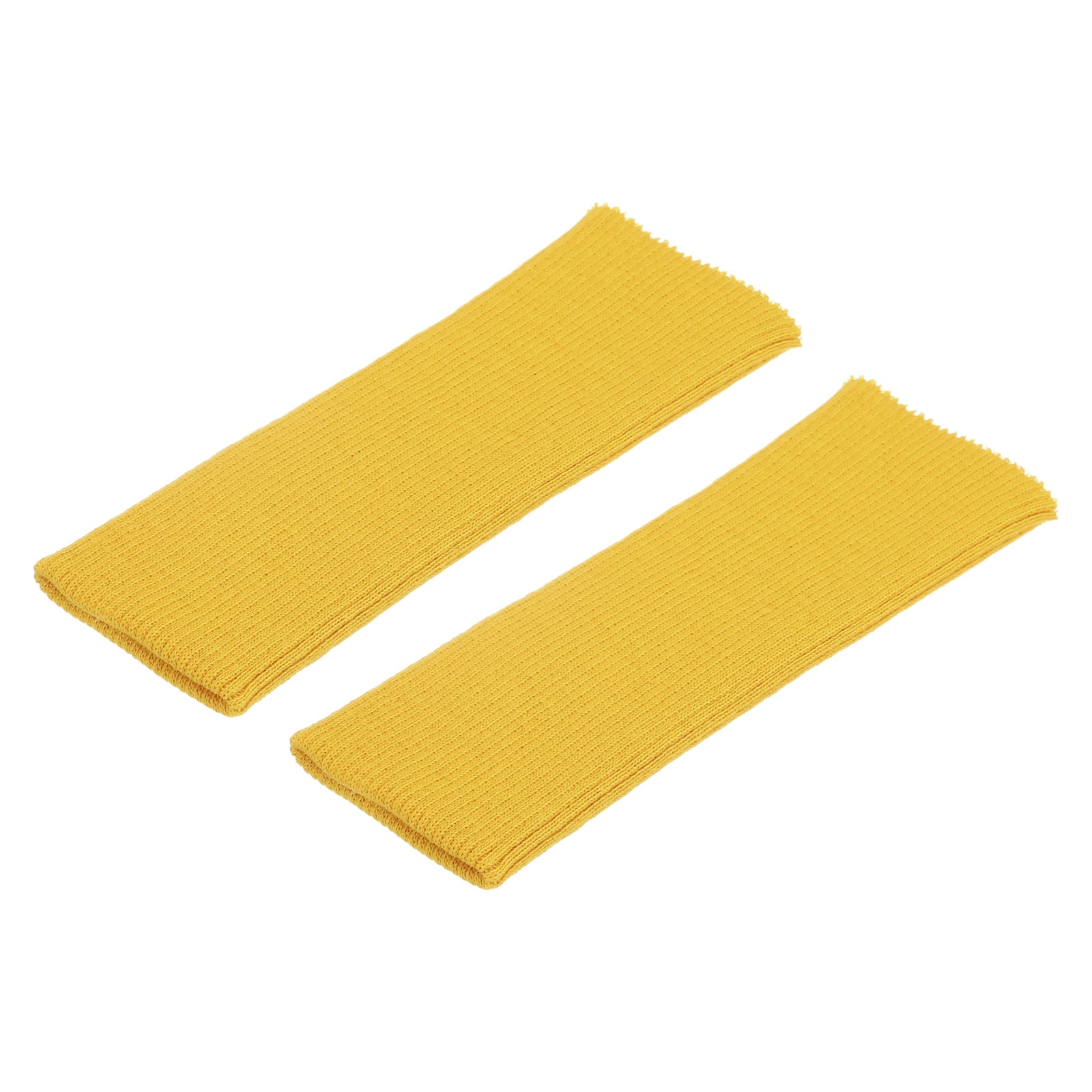 Uxcell 1 Pair Elastic Cuffs Ribbed Trims Cotton Fabric Knit Rib Stretch ...