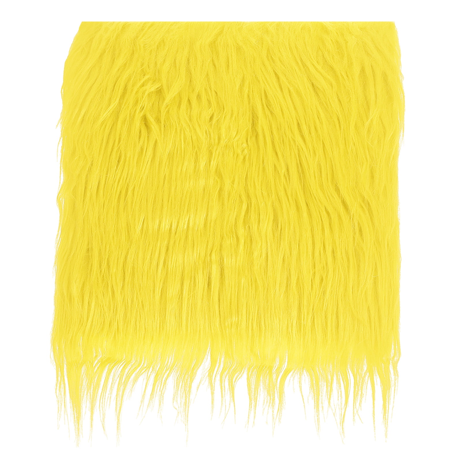 Uxcell 1 Pcs 10 x 10 Inch Plush Faux Fur Fabric Square Fluffy Faux Fur ...