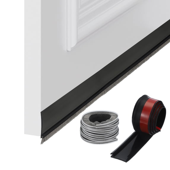 Uxcell 1 Pcs Door Bottom Sweep, 39 x 2 inch Adhesive Under Door Draft ...
