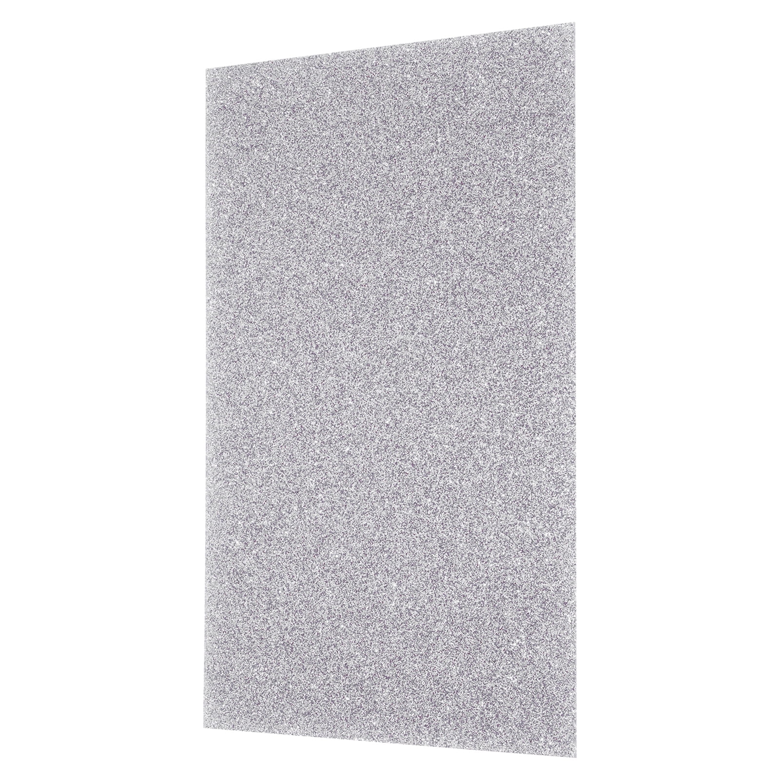 Uxcell 1 Pcs Silver Glitter Acrylic Sheets 1/8" Thickness 12" x 8 ...