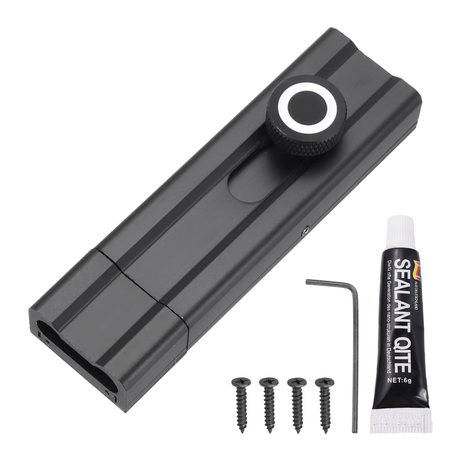 Uxcell 1 Pcs Slide Barrel Bolt Latch Lock, 4" Aluminum Alloy Security ...