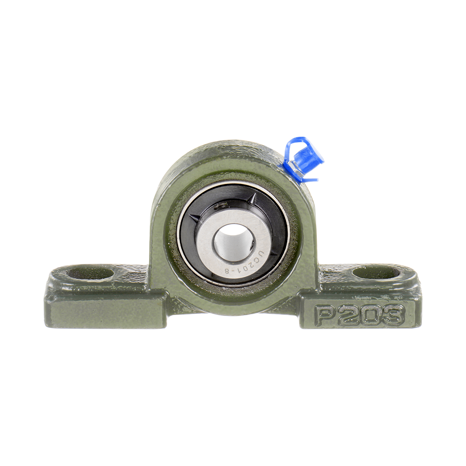 Uxcell 1 Pcs UCP201-8 Pillow Block Bearing 1/2 Inch Bore Solid Cast Iron Base Mounted Bearing ...