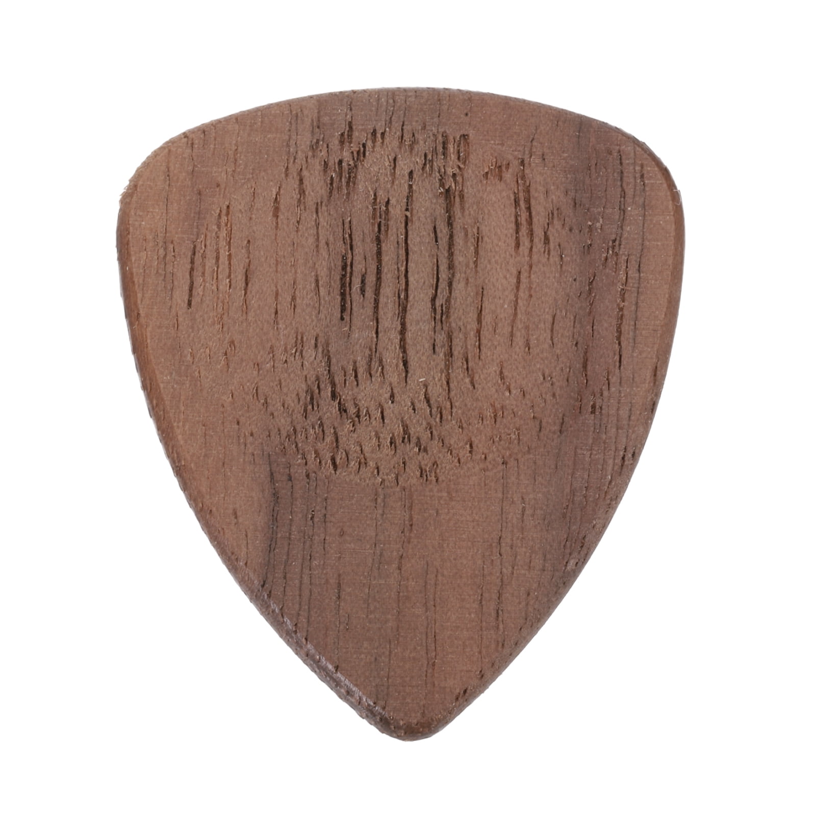 Uxcell 1 Pcs Wood Guitar Pick, 3.0mm Ultra Heavy Gauge Walnut Wood ...