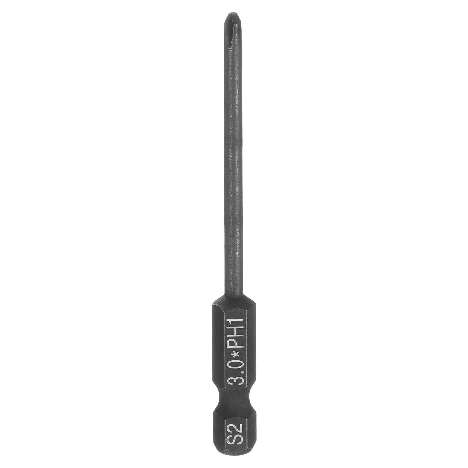 Uxcell #1 Phillips Screwdriver Bit PH1 1/4" Hex Shank 3" (75mm) Long 0. ...