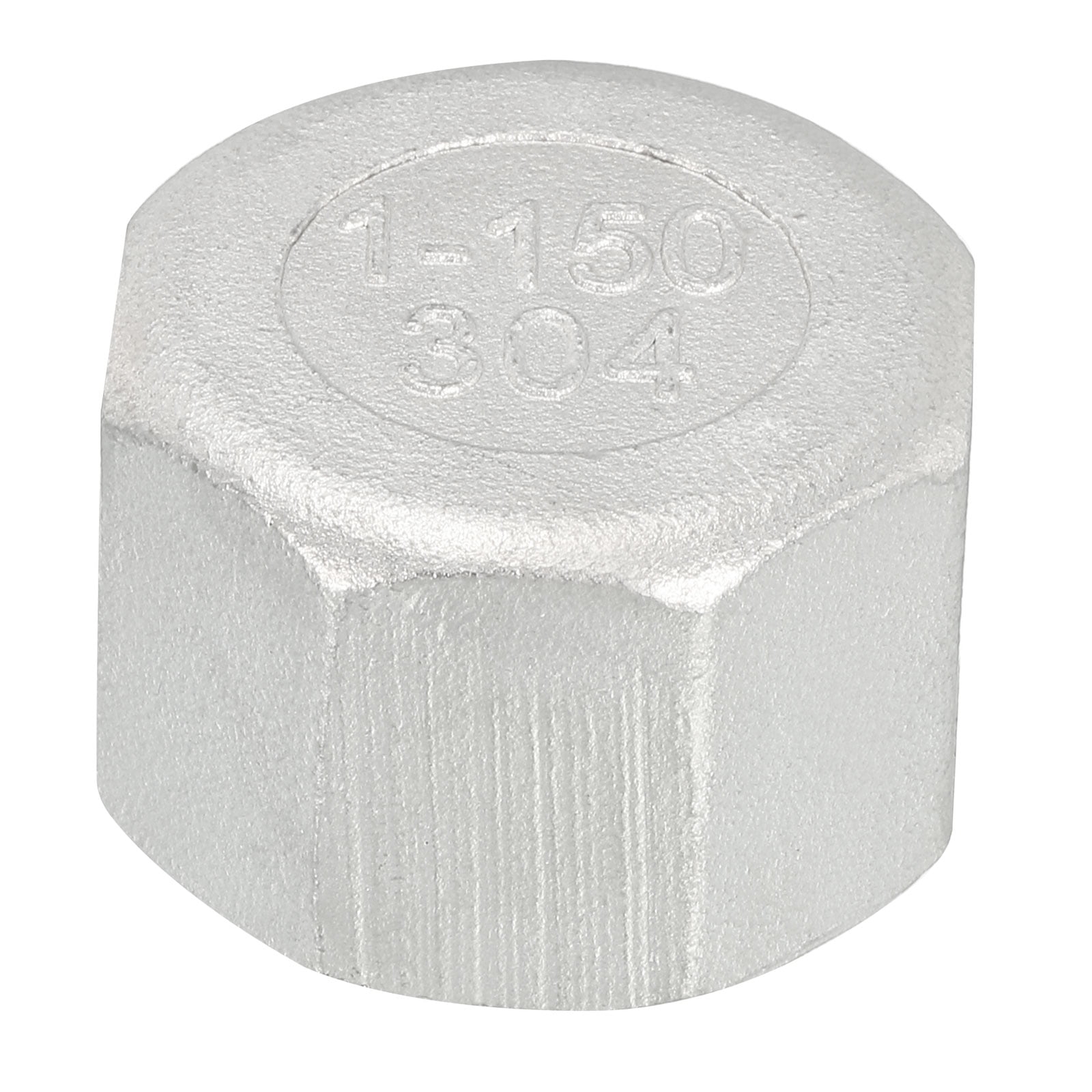 Uxcell 1" Pipe Fitting Cap, 304 Stainless Steel Forged Pipe Cap for DIY ...