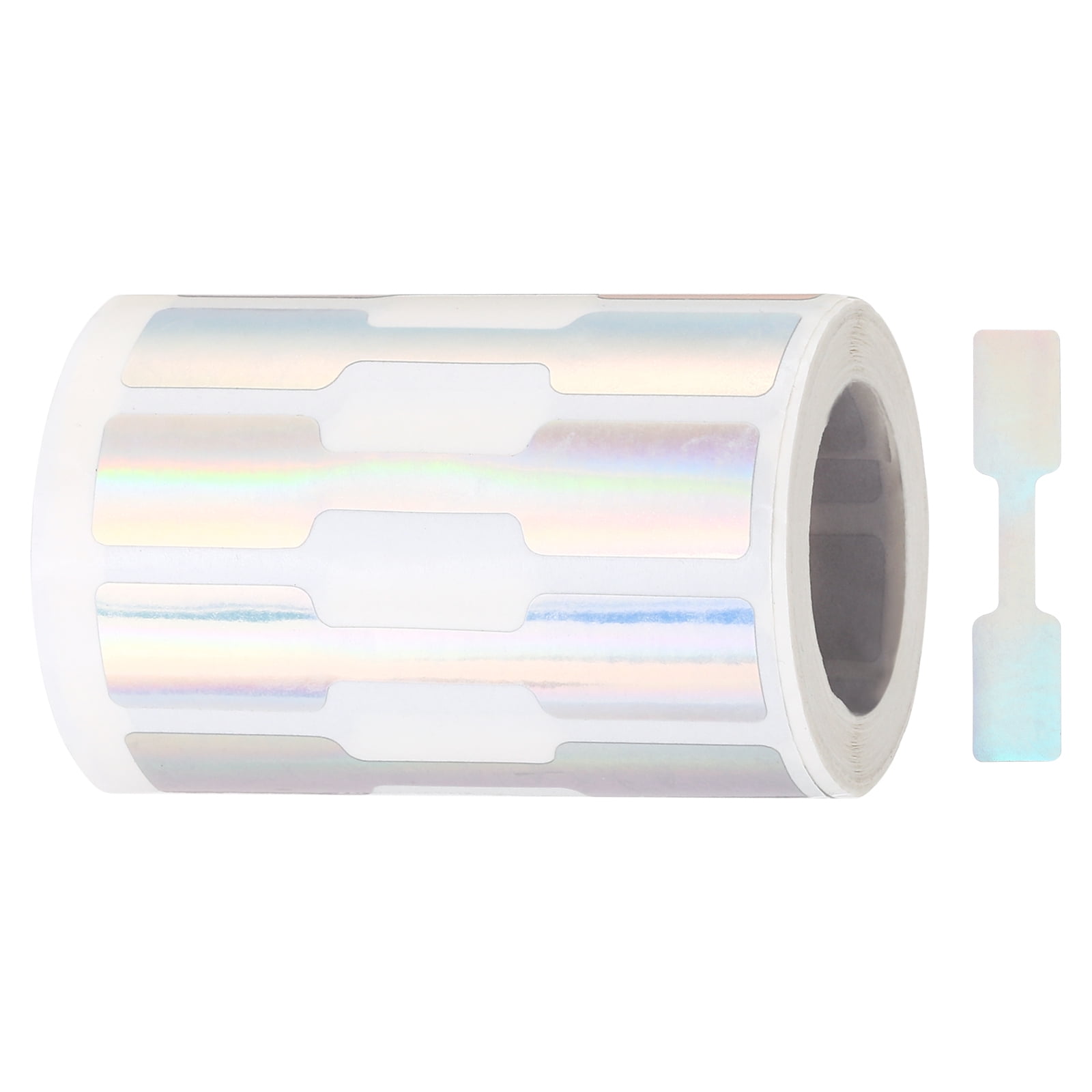 Uxcell 1 Roll Blank Tamper Evident Labels 0.47x1.36 Inch Adhesive ...