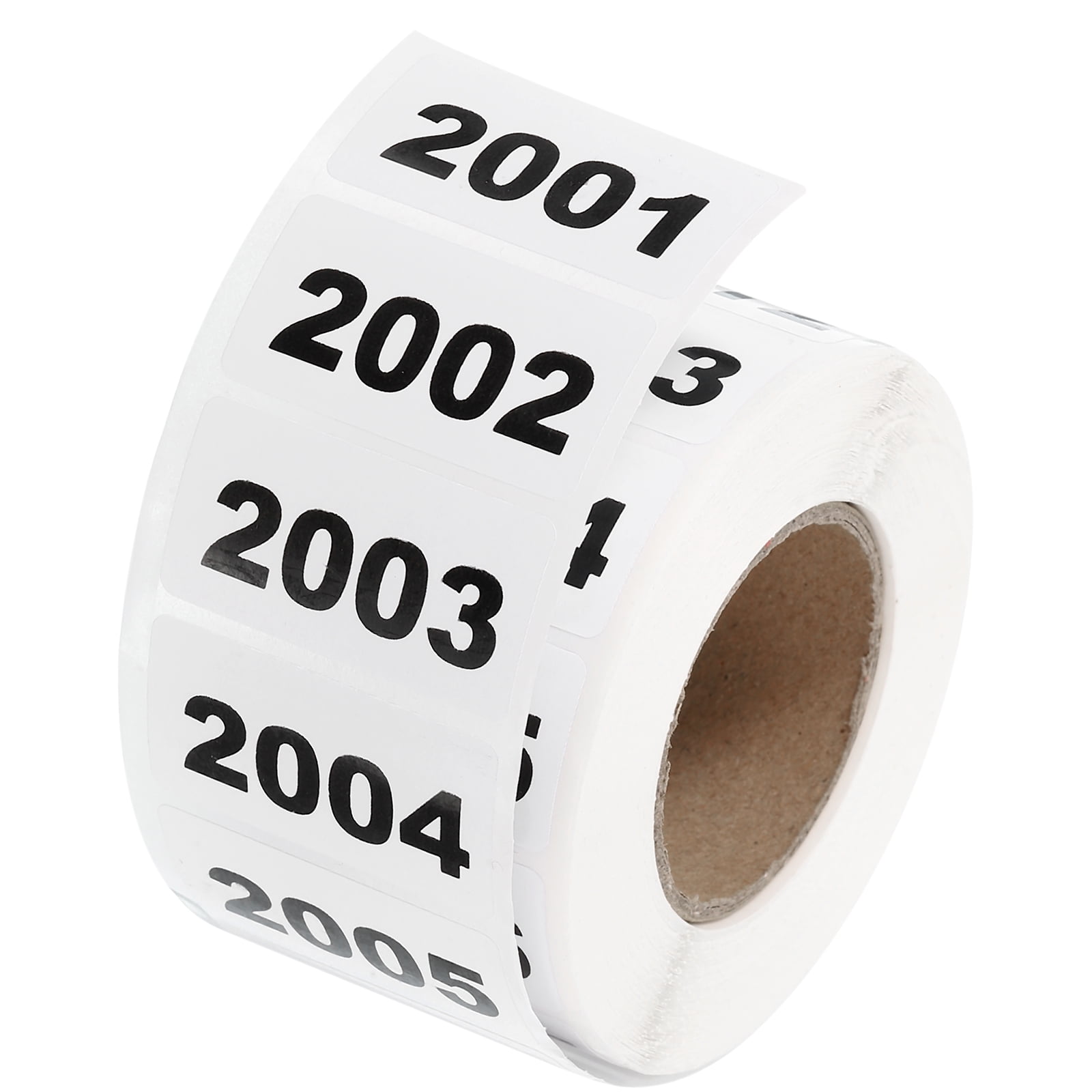 Uxcell 1 Roll Inventory Number Sticker, 2001-3000 Consecutive Numbered ...