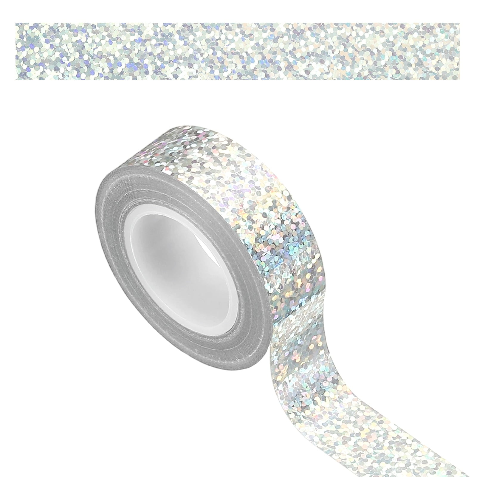 Uxcell 1 Roll Prism Tape, 15mm Self-Adhesive Holographic Reflective ...