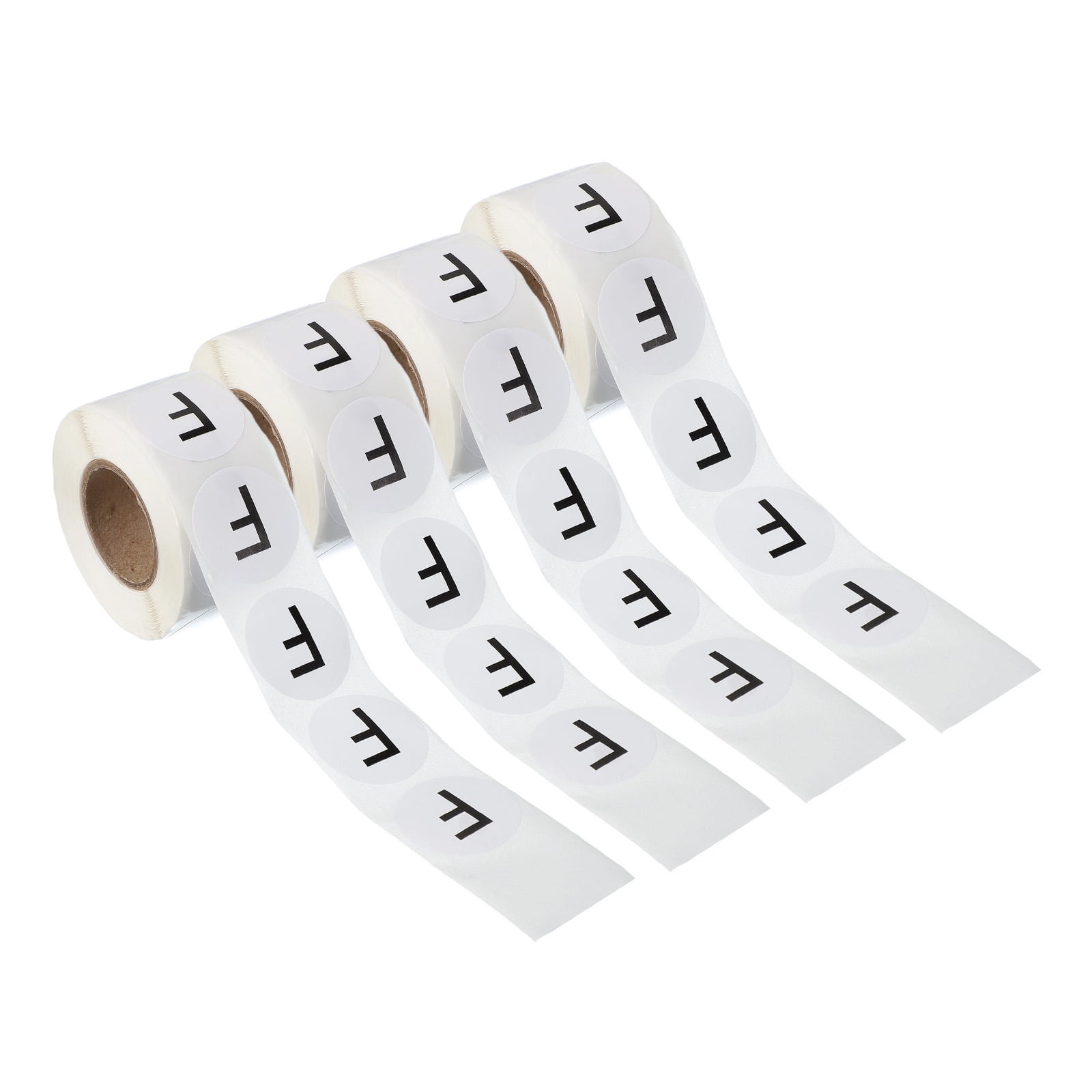 Uxcell 1" Round Letter F Stickers, Self-Adhesive Alphabet Stickers for ...