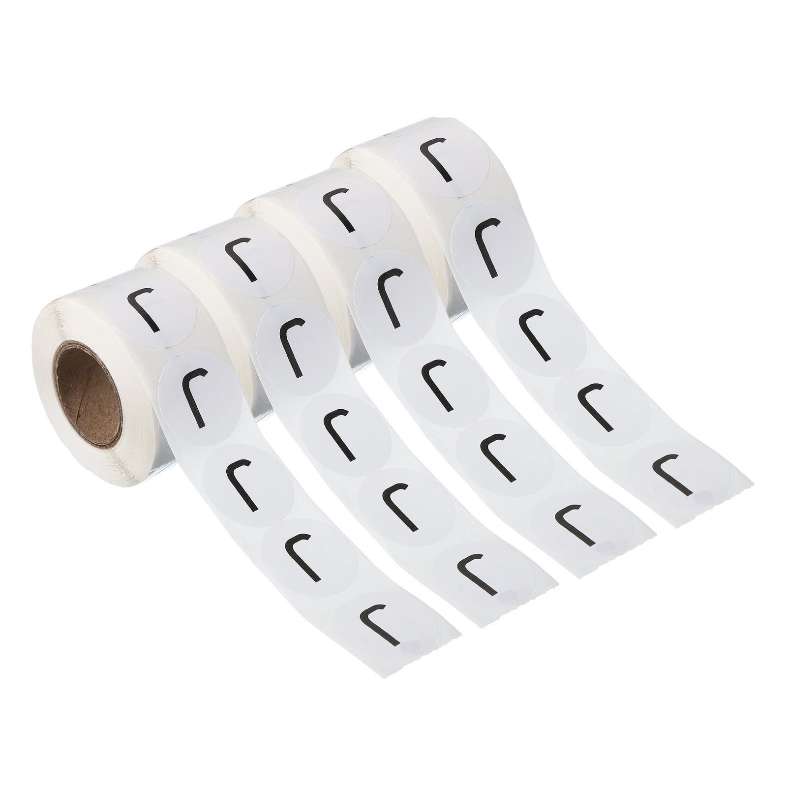 Uxcell 1" Round Letter J Stickers, Self-Adhesive Alphabet Stickers for ...