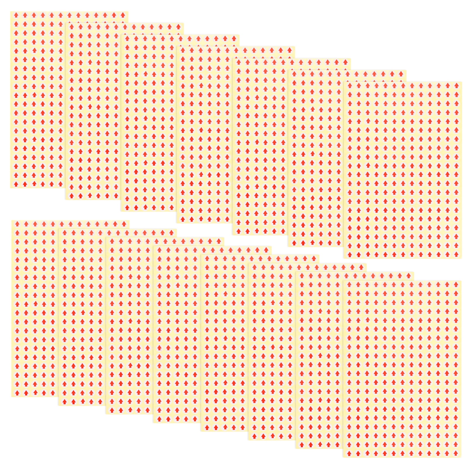 Uxcell 1-Set 0.2 Inch/ 6mm PVC Waterproof Small Arrow Stickers for ...