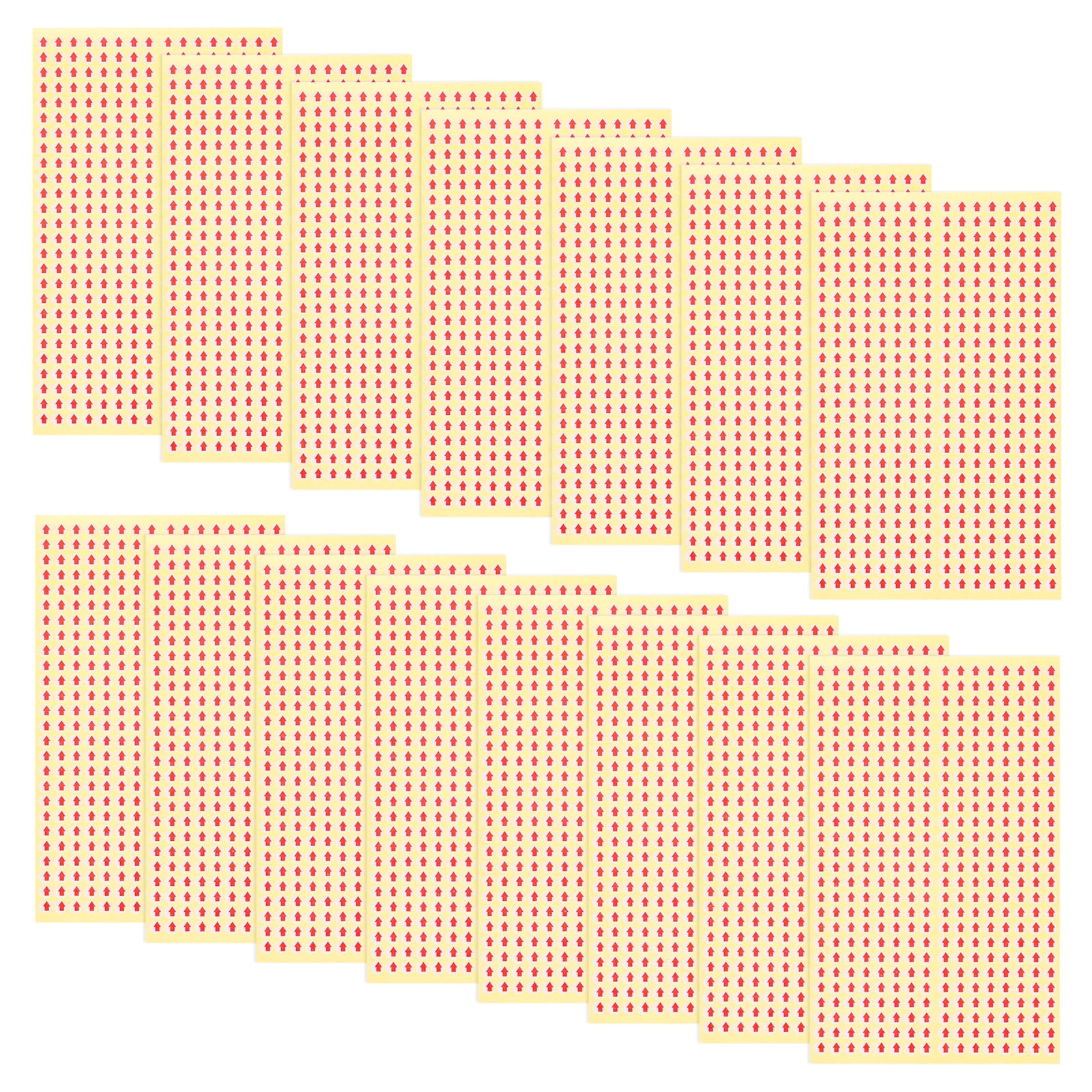 Uxcell 1-Set 0.3 Inch/ 8mm Waterproof Small Arrow Stickers for ...