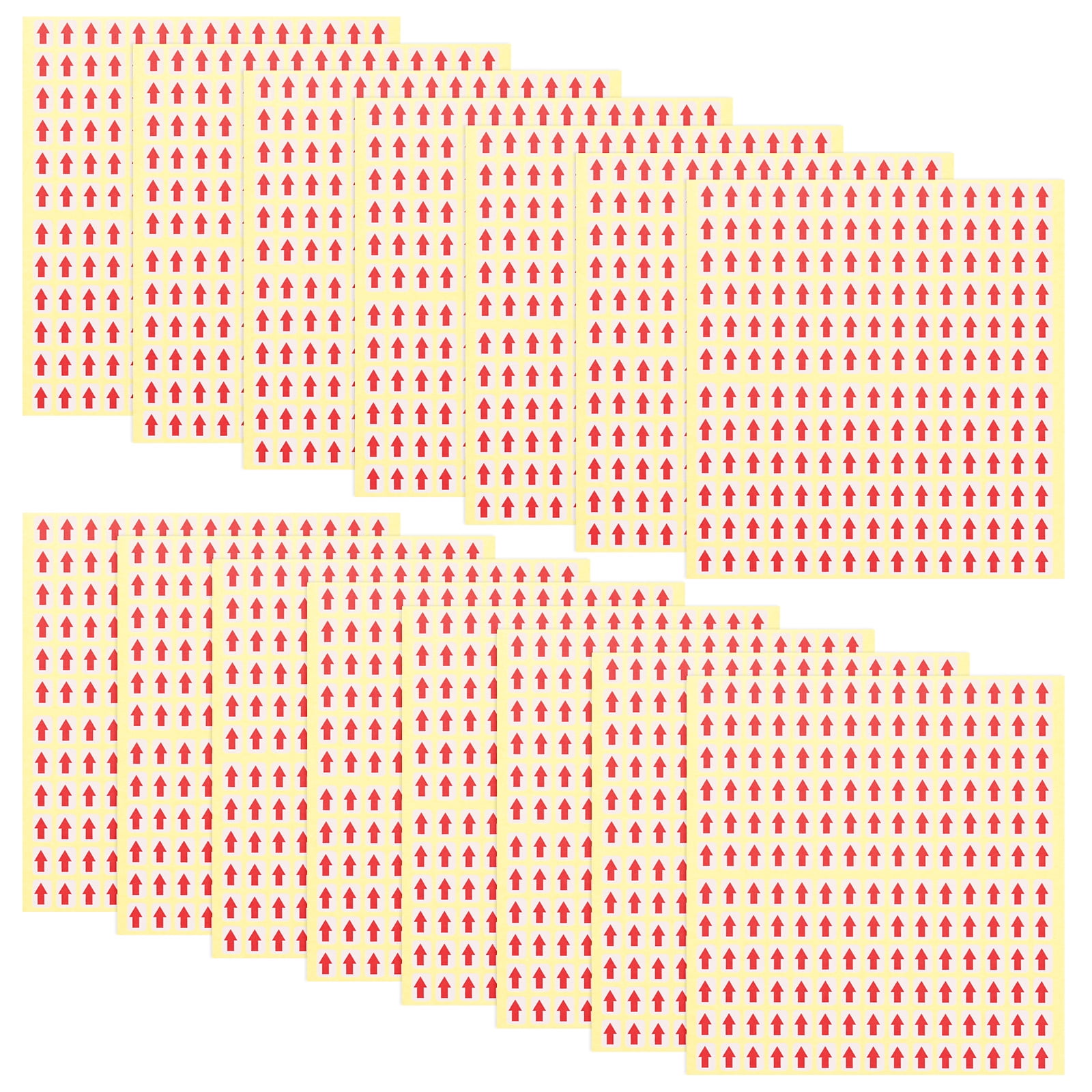 Uxcell 1-Set 0.5 x 0.4 Inch Waterproof Small Arrow Stickers for ...