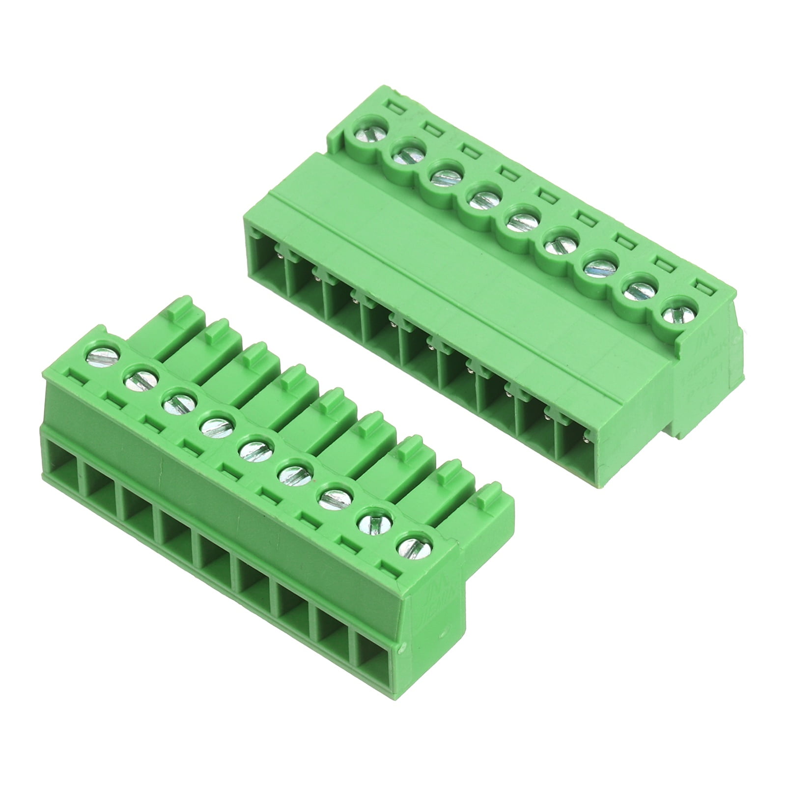 Uxcell 1 Set 9 Pin 3.81mm Pitch PCB Mount Screw Terminal Block ...
