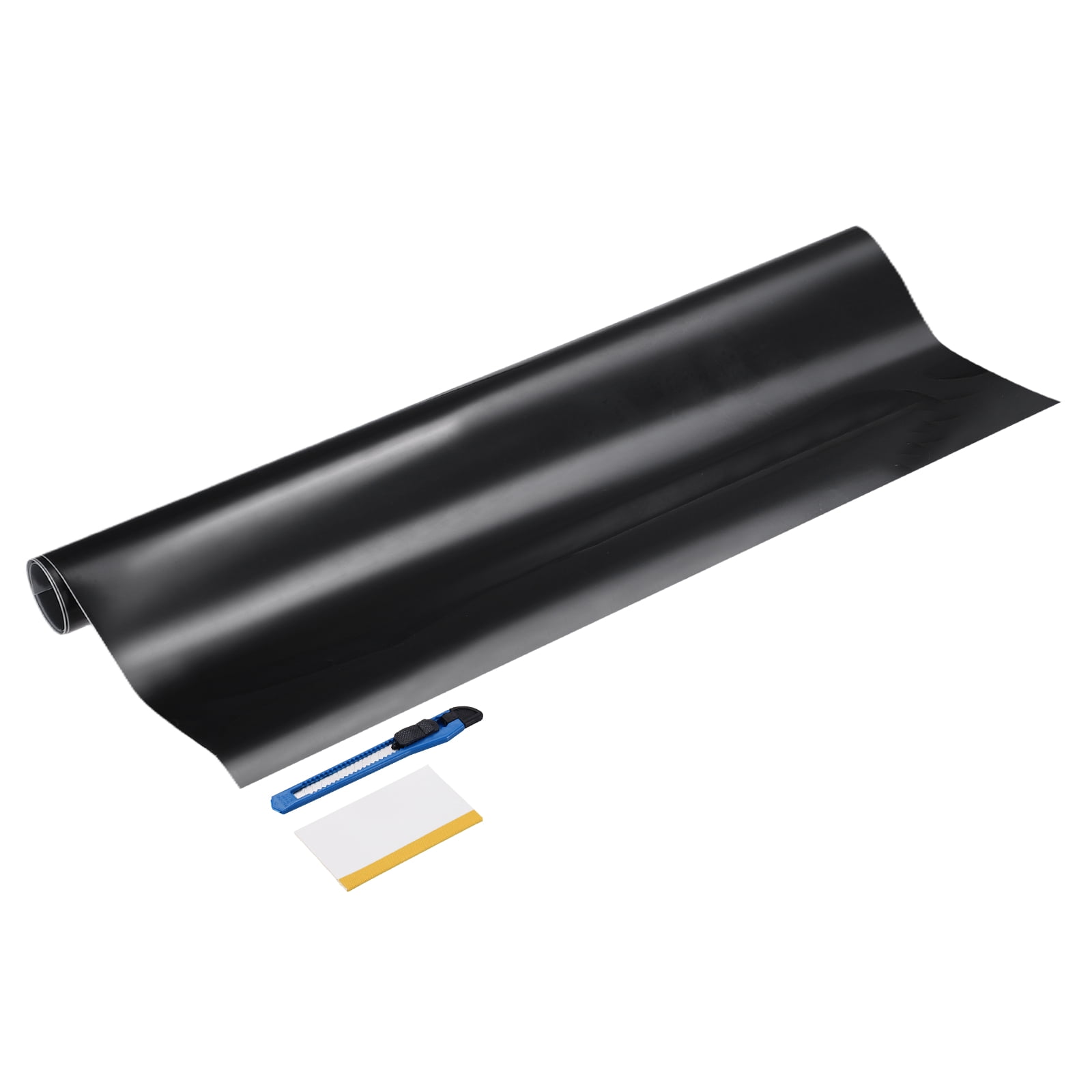 Uxcell 1 Set Carbon Fiber Vinyl Wrap 12" x 1.6ft Self-Adhesive w ...
