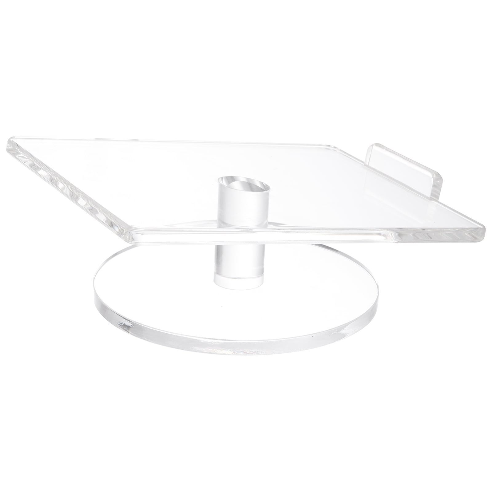 Uxcell 1 Set Clear Acrylic Speaker Stands,9x7" Tray Desktop Speaker ...