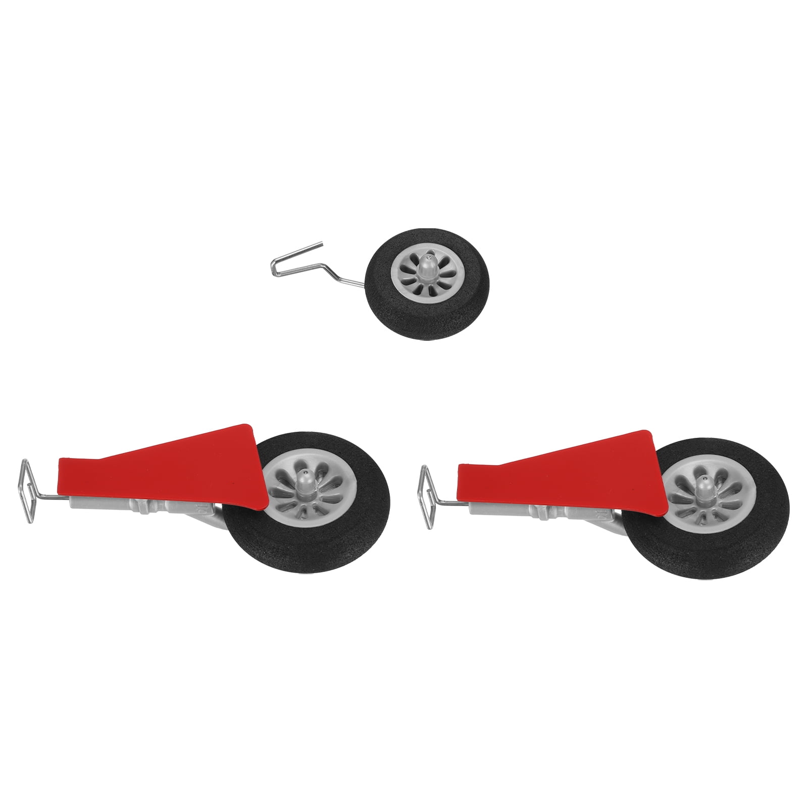 Uxcell 1 Set RC Airplane Landing Gear Wheels for Toys Airplane ...